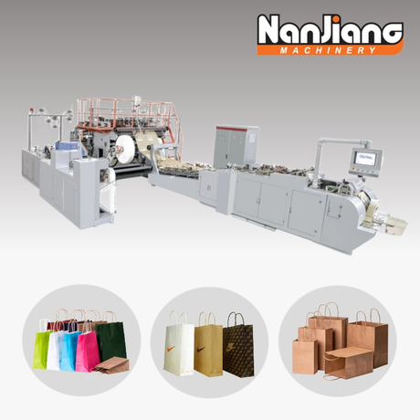 paper bag machine, paper bag making machine, paper shopping bag machine ...